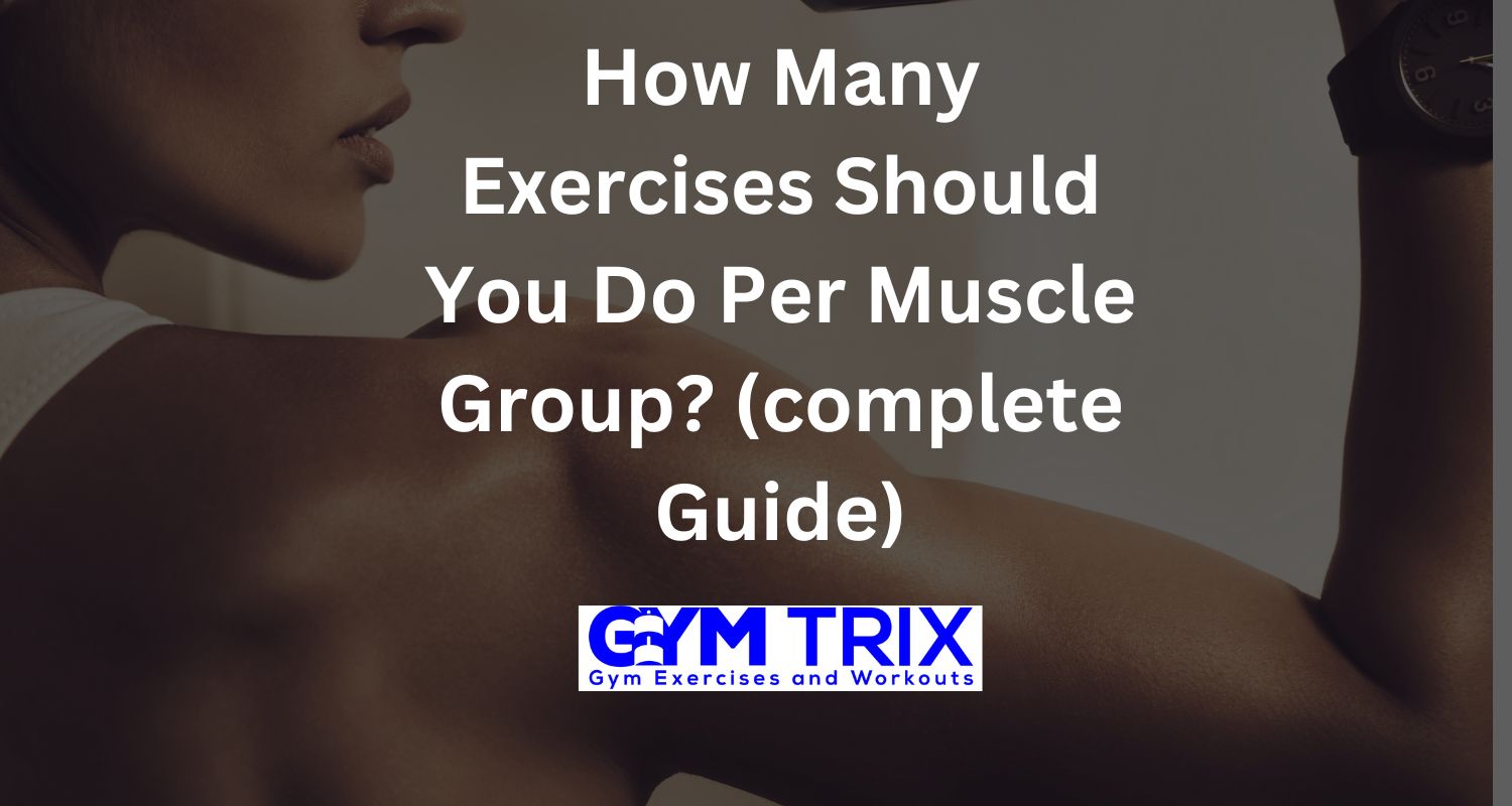 How Many Exercises Should You Do Per Muscle Group complete Guide How Many Exercises Should You Do Per Muscle Group complete Guide